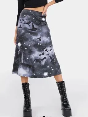 Dolls Kill | Skirts | Dolls Kill Fly Fly Fly Wizard Of Oz Midi Skirt ...